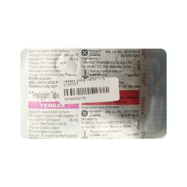 TENEZA Tablet 15's : Price, Uses, Side Effects | Netmeds