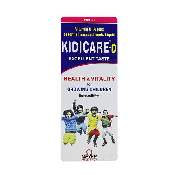 Kidicare D Syrup 200ml : Uses, Side Effects, Price | Netmeds