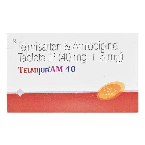 TELMIJUB AM 40 Tablet 15's Price, Uses, Side effects, Substitutes | Netmeds