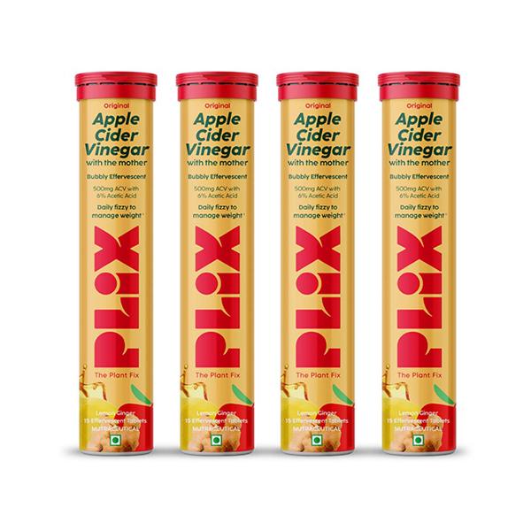 Buy Plix The Plant Fix Apple Cider Vinegar Tablet With Vitamin B6 & B12 ...