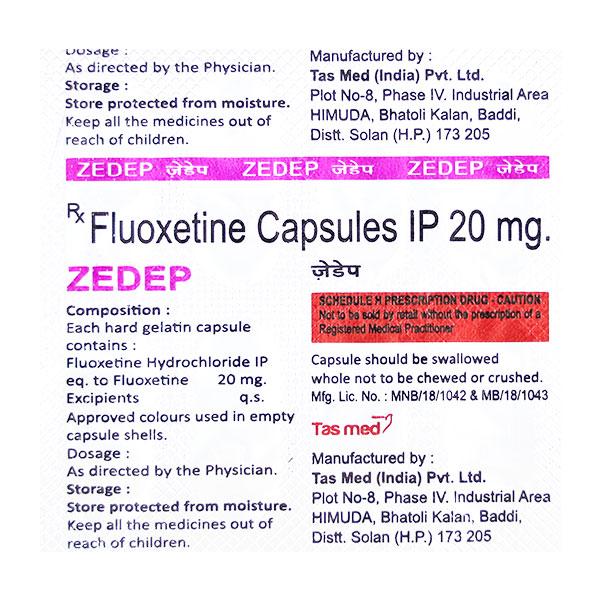 ZEDEP CAPSULE 10'S : Price, Uses, Side Effects | Netmeds