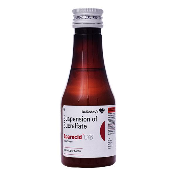 Buy SPARACID DS Suspension 100ml Online at Upto 25% OFF | Netmeds