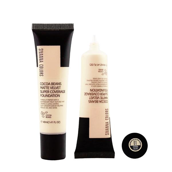 Buy Sivanna Colors Cocoa Beans Matte Velvet Super Coverage Foundation ...