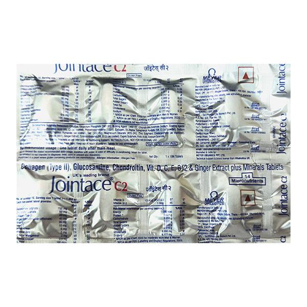 Buy JOINTACE C2 GLUTEN FREE Tablet 10's Online | Netmeds