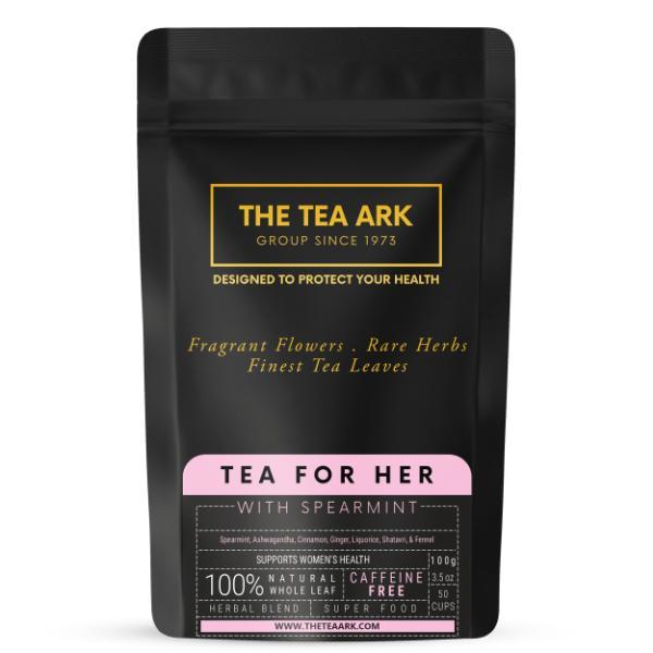 The Tea Ark Tea For Her Tea Powder- Organic Spearmint 100 gm Online at ...