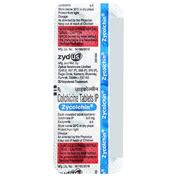 Zycolchin 0.5mg Tablet 10'S - Price, Uses, Side Effects | Netmeds