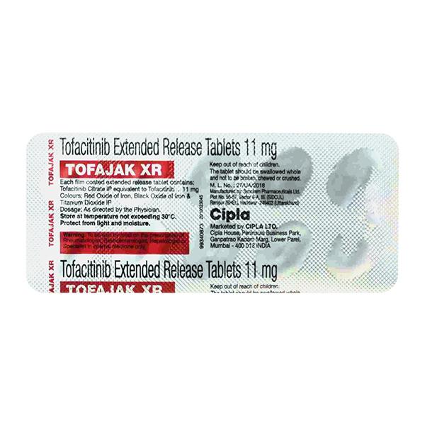 TOFAJAK XR 11mg Tablet 10's Price, Uses, Side effects, Substitutes ...