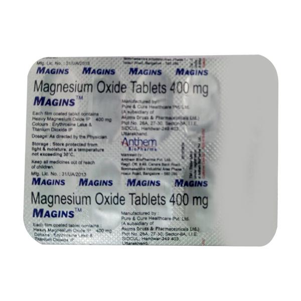 MAGINS Tablet 10's Price, Uses, Side effects, Substitutes | Netmeds