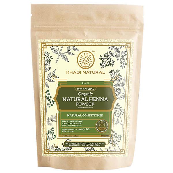 Buy KHADI NATURAL HENNA ORGANIC POWDER 100 gm Online at Discounted ...