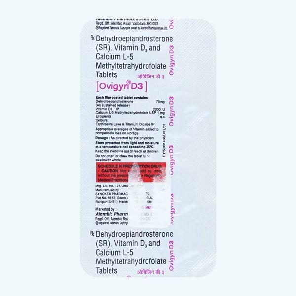 Buy Ovigyn D3 Tablet 7'S Online at Upto 25% OFF | Netmeds