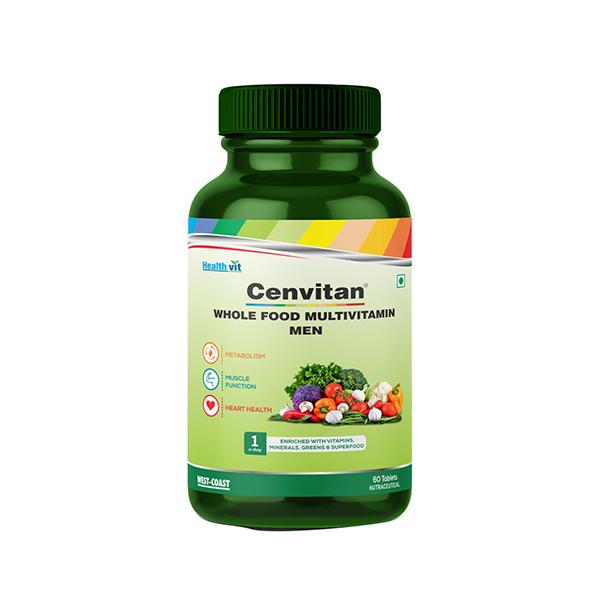Buy Healthvit Cenvitan Whole Food Multivitamin Men Tablet 60's Online ...