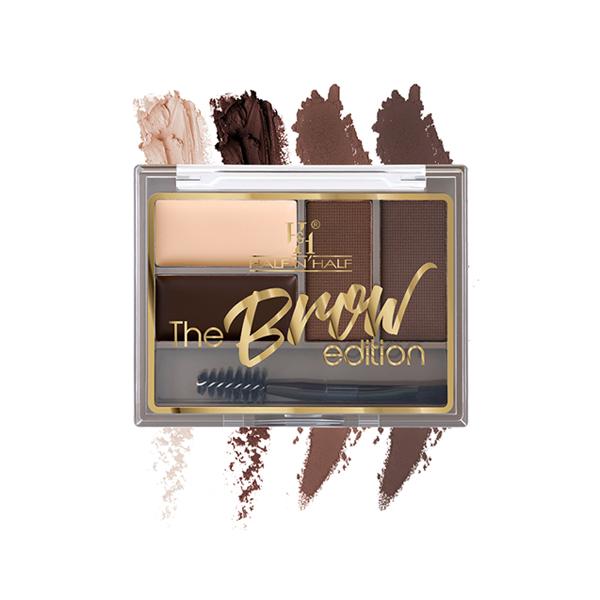 Half N Half The Brow Addition Eyebrow Enhancer Palette with Sleek ...