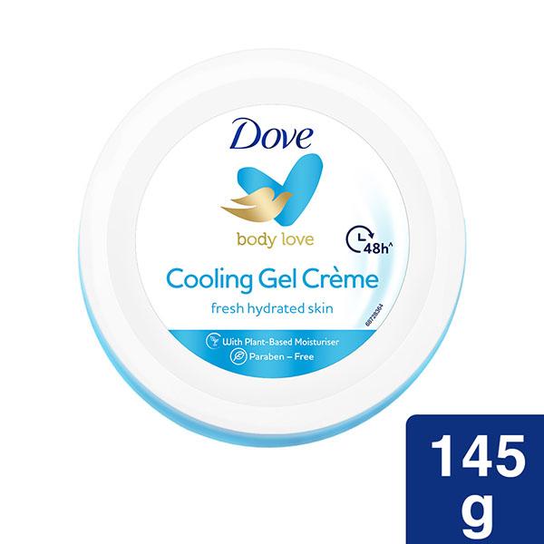 Buy Dove Body Love Cooling Gel Creme Paraben Free 48hrs Hydration 145 ...