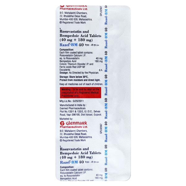 RAZEL BM Tablet 10's Price, Uses, Side effects, Substitutes | Netmeds