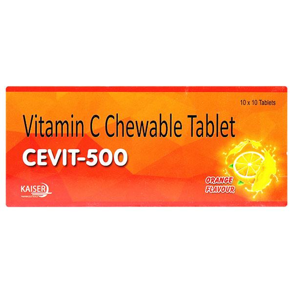 Buy CEVIT 500mg Chewable Tablet 10's Online at Upto 25% OFF | Netmeds