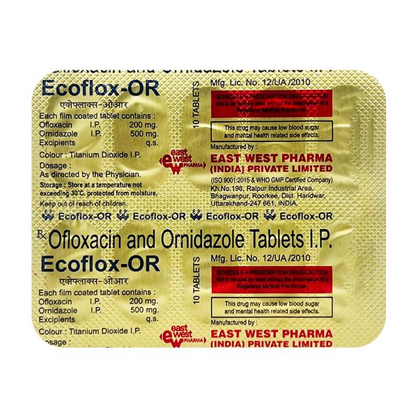 ECOFLOX OR Tablet 10's : Uses, Side Effects, Price | Netmeds