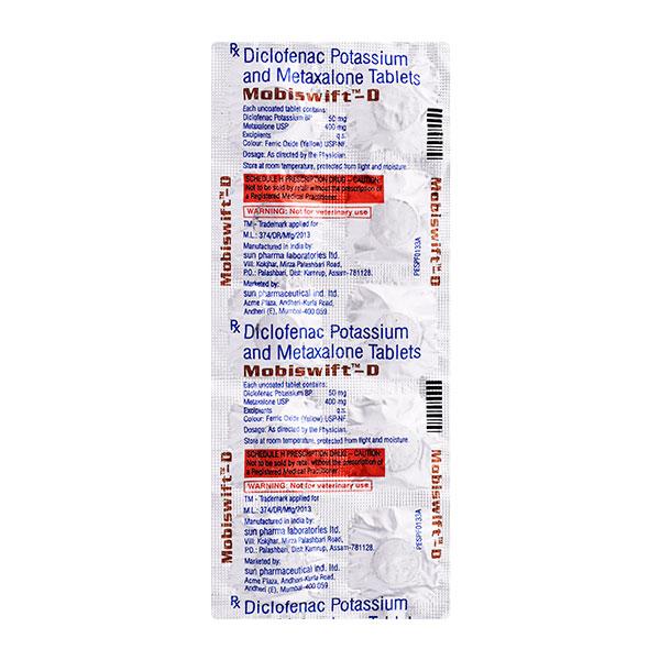 Buy Mobiswift D Tablet 10'S Online at Upto 25% OFF | Netmeds