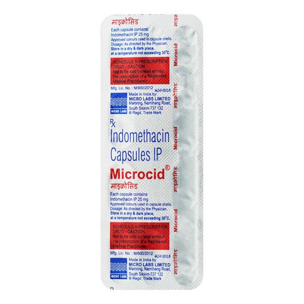 Microcid 25mg Capsule 10'S - Price, Uses, Side Effects | Netmeds