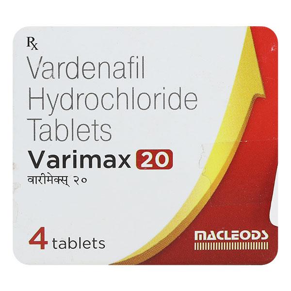 Buy VARIMAX 20mg Tablet 4's Online at Upto 25% OFF | Netmeds