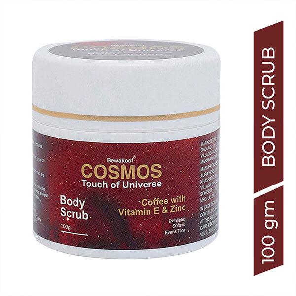 Buy Cosmos by Bewakoof Body Scrub Coffee with Vitamin E and Zinc 100 gm ...