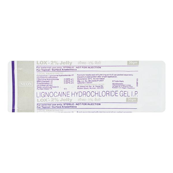 LOX 2% Jelly 30gm - Price, Uses, Side Effects | Netmeds