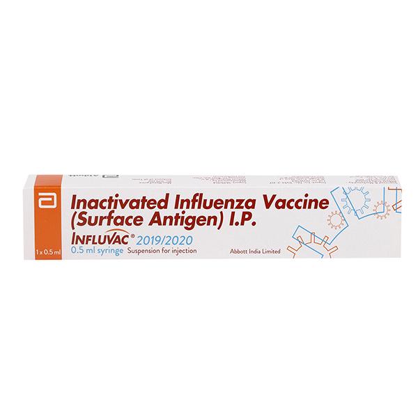 INFLUVAC 2019/2020 Injection 0.5ml : Uses, Side Effects, Price | Netmeds