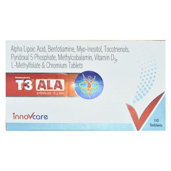 T3 ALA Tablet 10's Price, Uses, Side effects, Substitutes | Netmeds