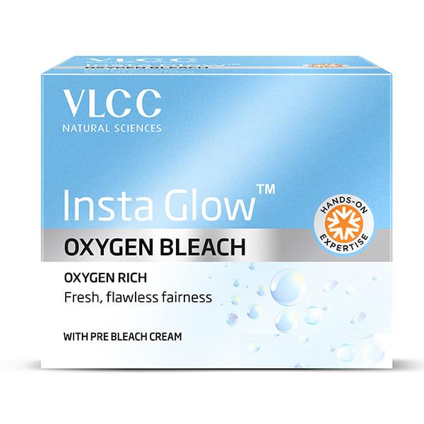 Buy VLCC Insta Glow Oxygen Bleach with PRE Bleach Cream 25.7gm Online ...