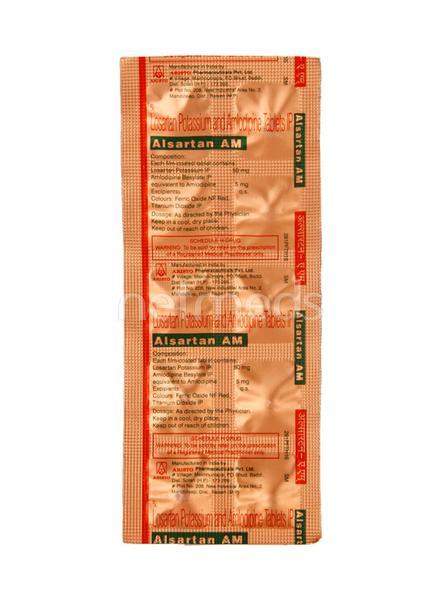 Alsartan AM Tablet 10'S : Price, Uses, Side Effects | Netmeds