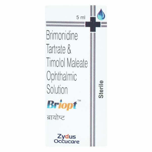 BRIOPT Ophthalmic Solution 5ml Price, Uses, Side effects, Substitutes ...