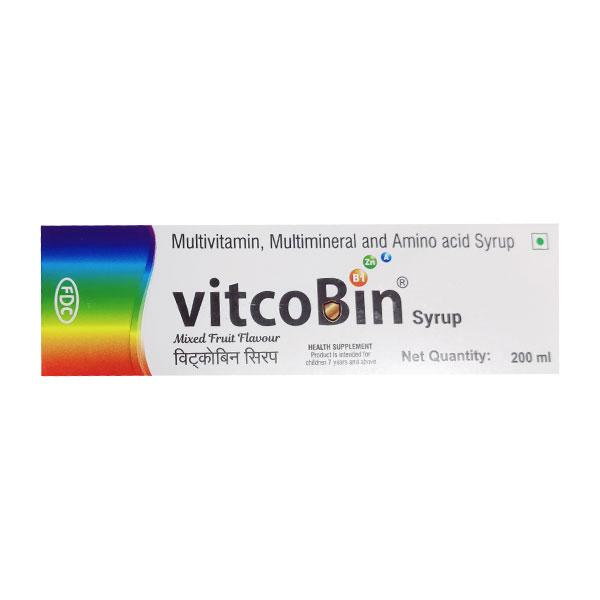 Buy VITCOBIN MIXED FRUIT FLAVOUR Syrup 200ml Online at Upto 25% OFF ...