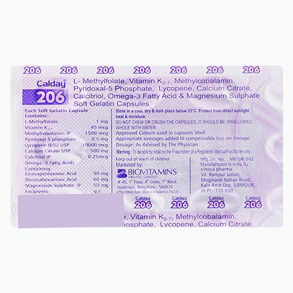 CALDAY 206 Capsule 10's Price, Uses, Side effects, Substitutes | Netmeds