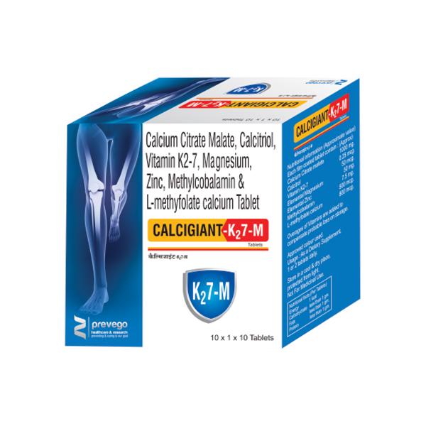 Buy CALCIGIANT K2 7M Tablet 10's Online at Upto 25% OFF | Netmeds