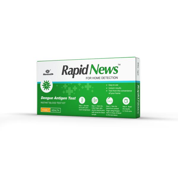Buy Rapid News Dengue Antigen Instant Blood Test Kit 1's Online at ...