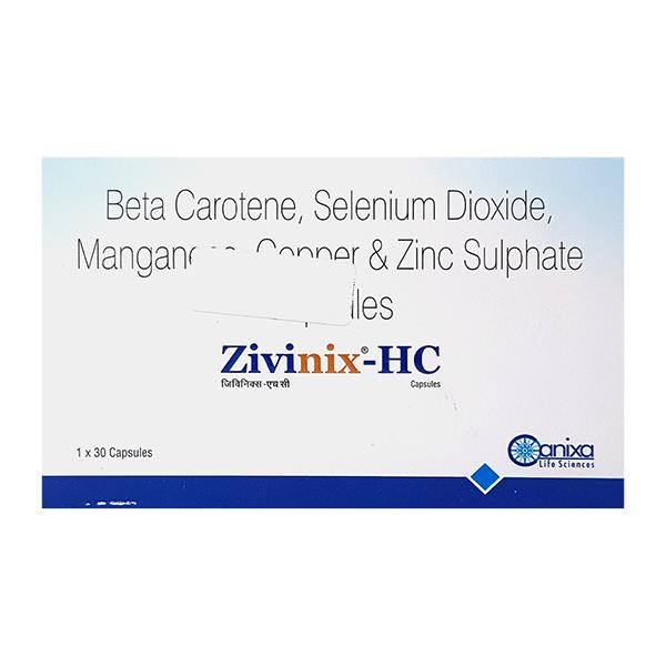 Zivinix HC Capsule 30'S Price, Uses, Side effects, Substitutes | Netmeds