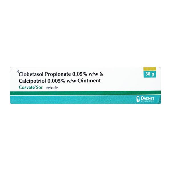 Cosvate Sor Ointment 30gm Price, Uses, Side effects, Substitutes | Netmeds