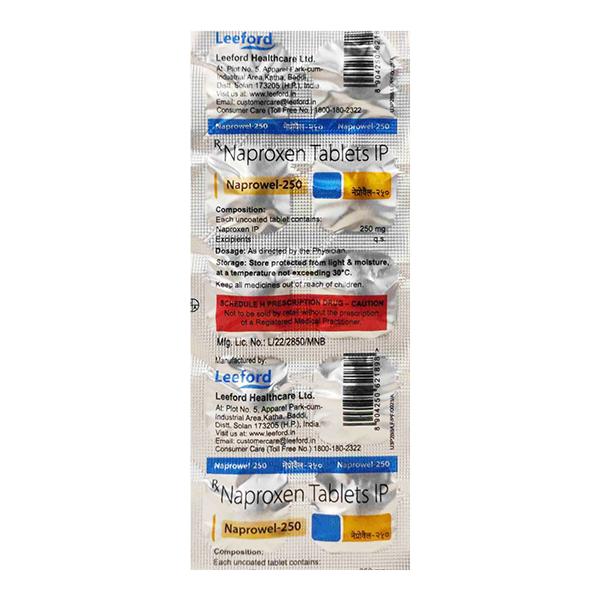 NAPROWEL 250 Tablet 10's