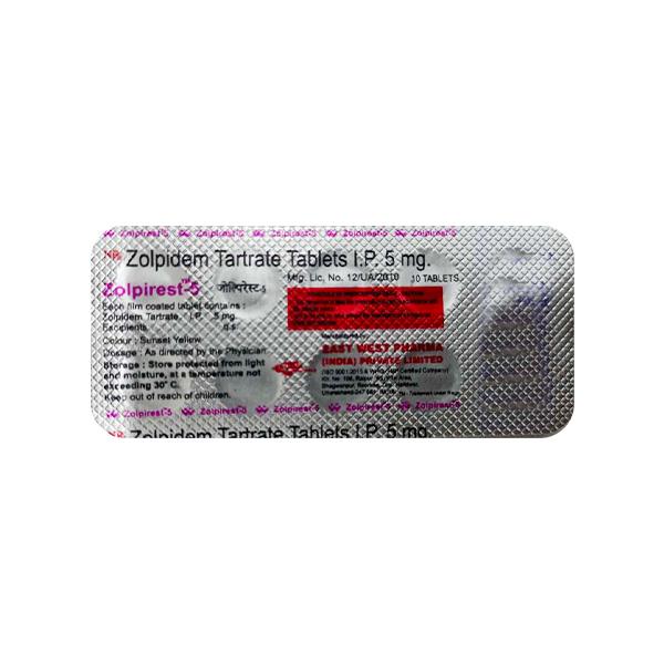 Zolpirest 5mg Tablet 10'S - Price, Uses, Side Effects, and Substitutes ...