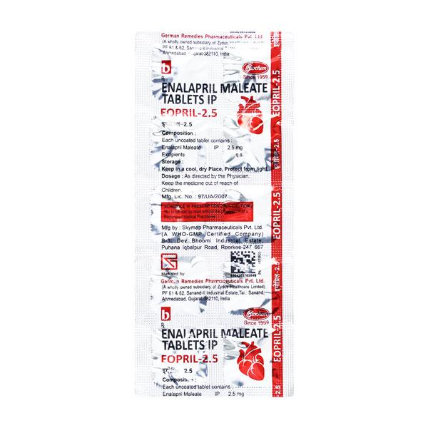 EOPRIL 2.5 Tablet 10's : Price, Uses, Side Effects | Netmeds