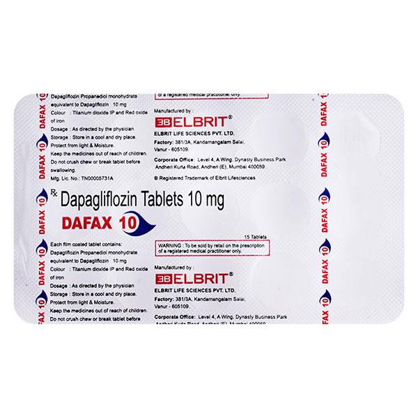 DAFAX 10 Tablet 15's : Price, Uses, Side Effects | Netmeds