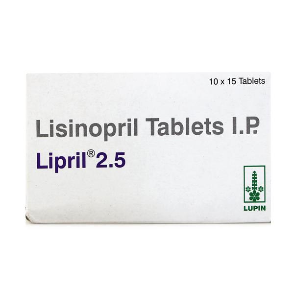 Lipril 2.5mg Tablet 15'S : Price, Uses, Side Effects | Netmeds