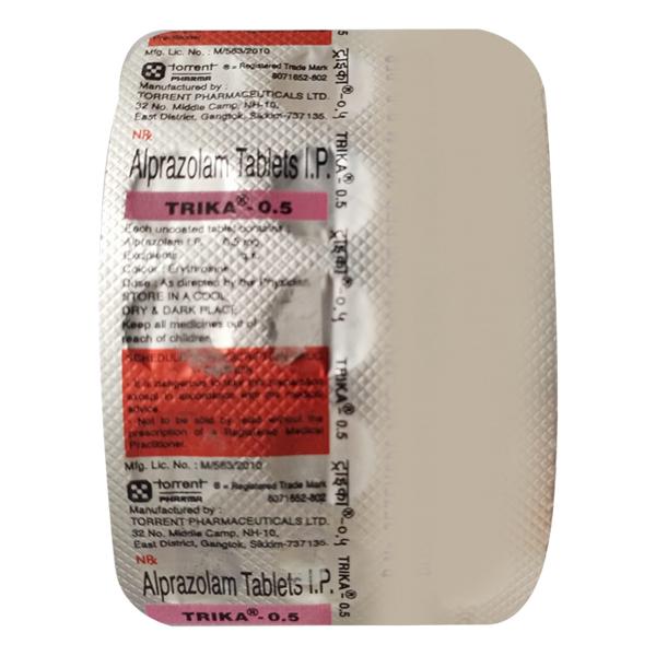 Trika 0.5mg Tablet 15'S - Price, Uses, Side Effects, and Substitutes ...