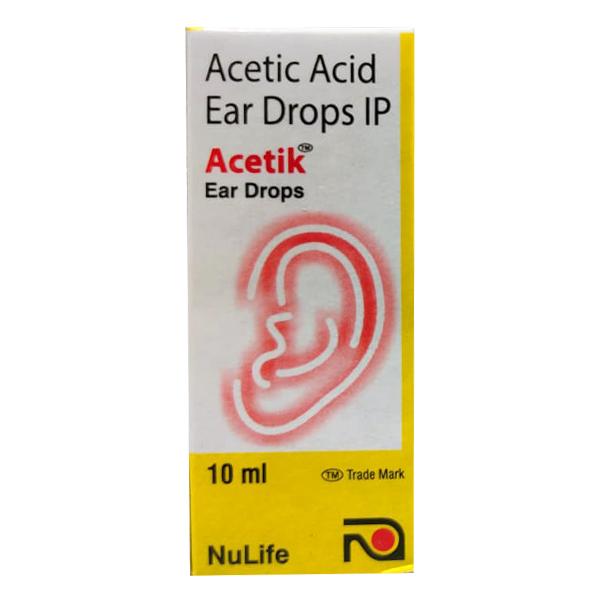 ACETIK Ear Drops 10ml Price, Uses, Side effects, Substitutes | Netmeds