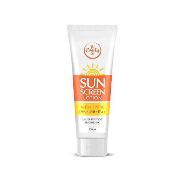 Buy The Beauty Co. SPF 50 Sunscreen Lotion 100 ml Online at Discounted ...