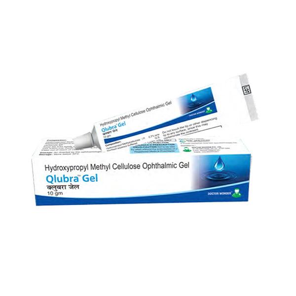 QLUBRA Eye Gel 10gm Price, Uses, Side effects, Substitutes | Netmeds