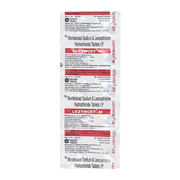 Lezyncet M Tablet 10'S : Uses, Side Effects, Price | Netmeds
