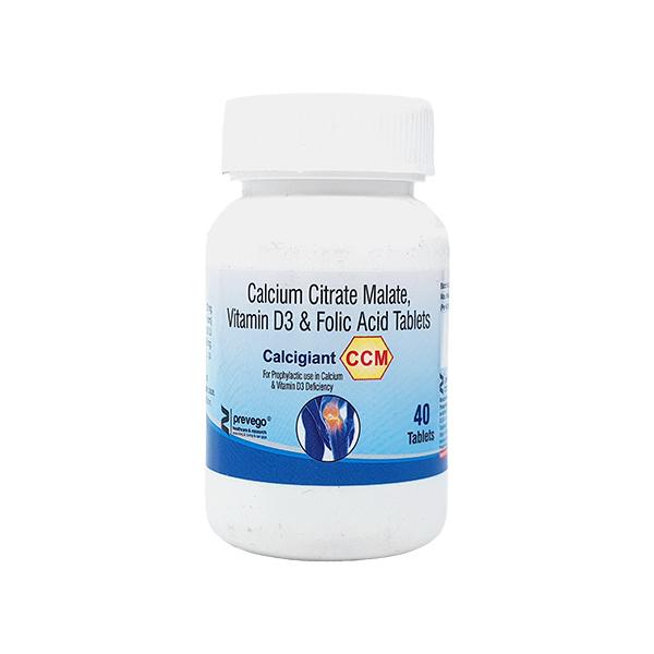Buy CALCIGIANT CCM Tablet 40's Online at Upto 25% OFF | Netmeds