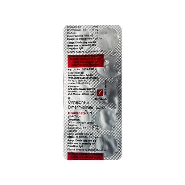 DRAMINATE CN Tablet 10's