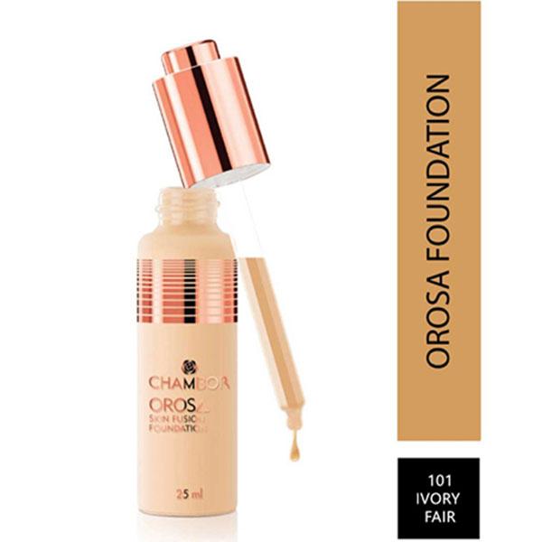 Buy Chambor Orosa Skin Fusion Foundation, Ivory Fair No.101 25 ml ...