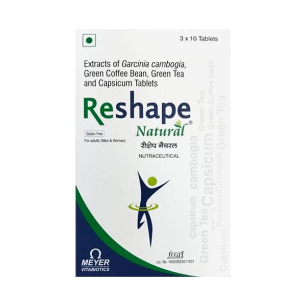 RESHAPE NATURAL GLUTEN FREE Tablet 10's Price, Uses, Side effects ...